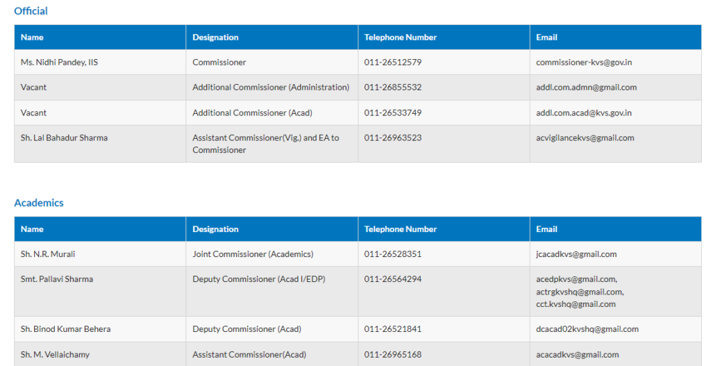 Kvs Online Admission Form (Class 1) 2025-26 : 1 - 15 April 2025