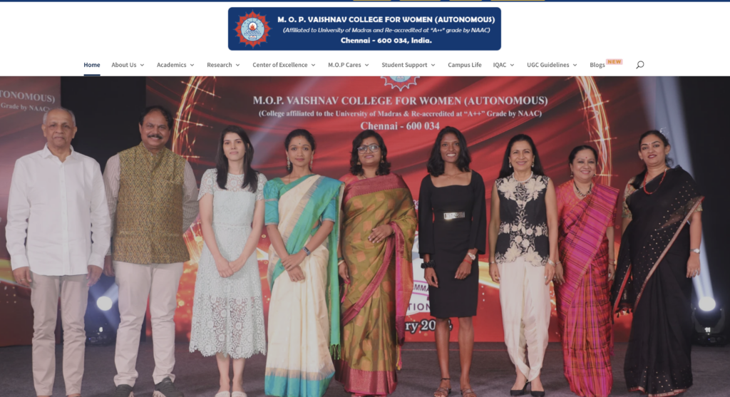 mopvc.edu.in Mop Vaishnav College Online Application Form 2024