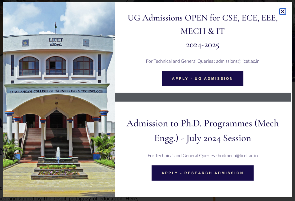 Loyola College Chennai Admission 2025-26 Date, Fees Structure