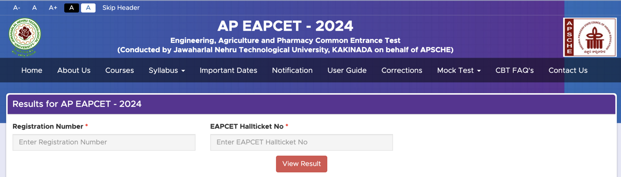 cets.apsche.ap.gov.in Ap Eamcet 2024 Counselling Registration