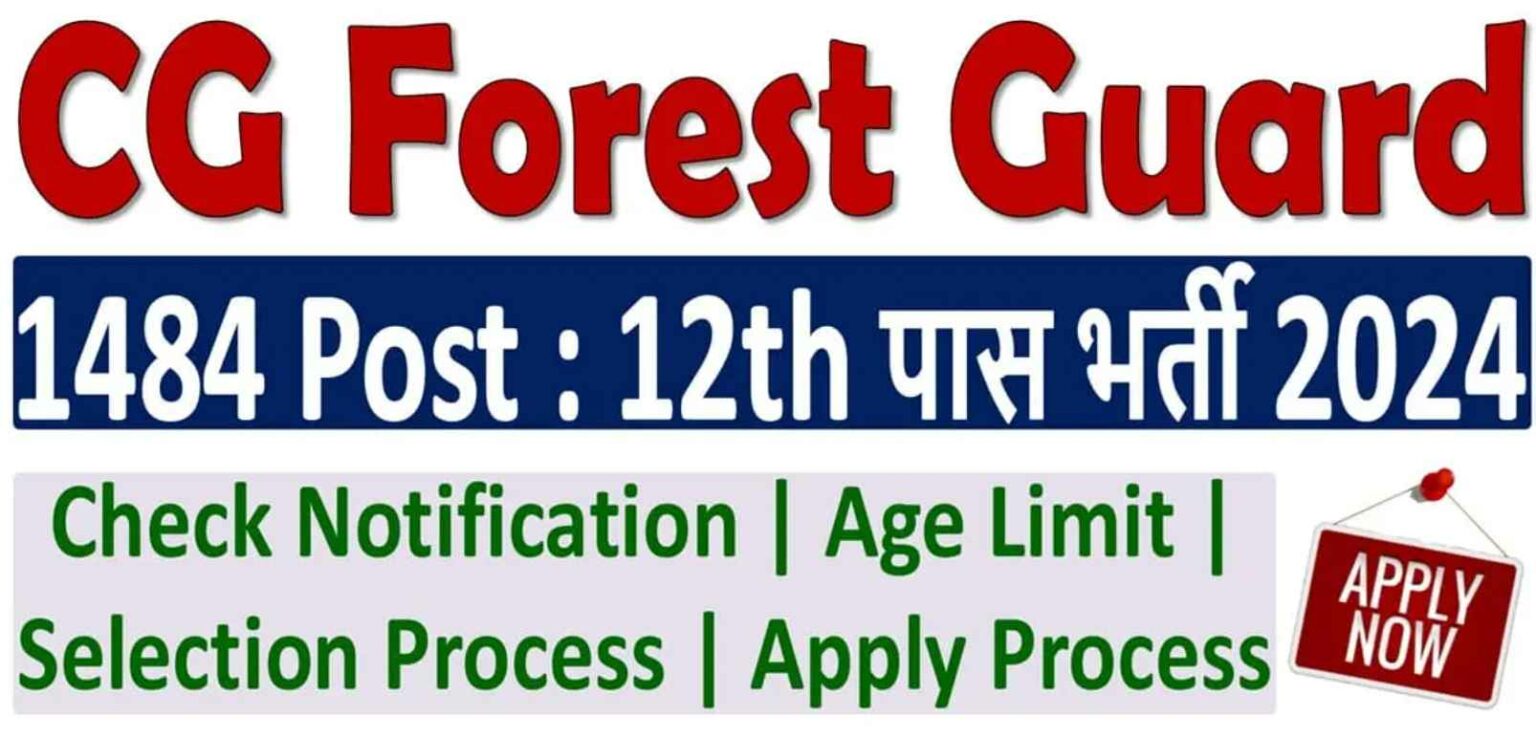 www.cgforest.com Cg Forest Guard Vacancy (Recruitment) 2025