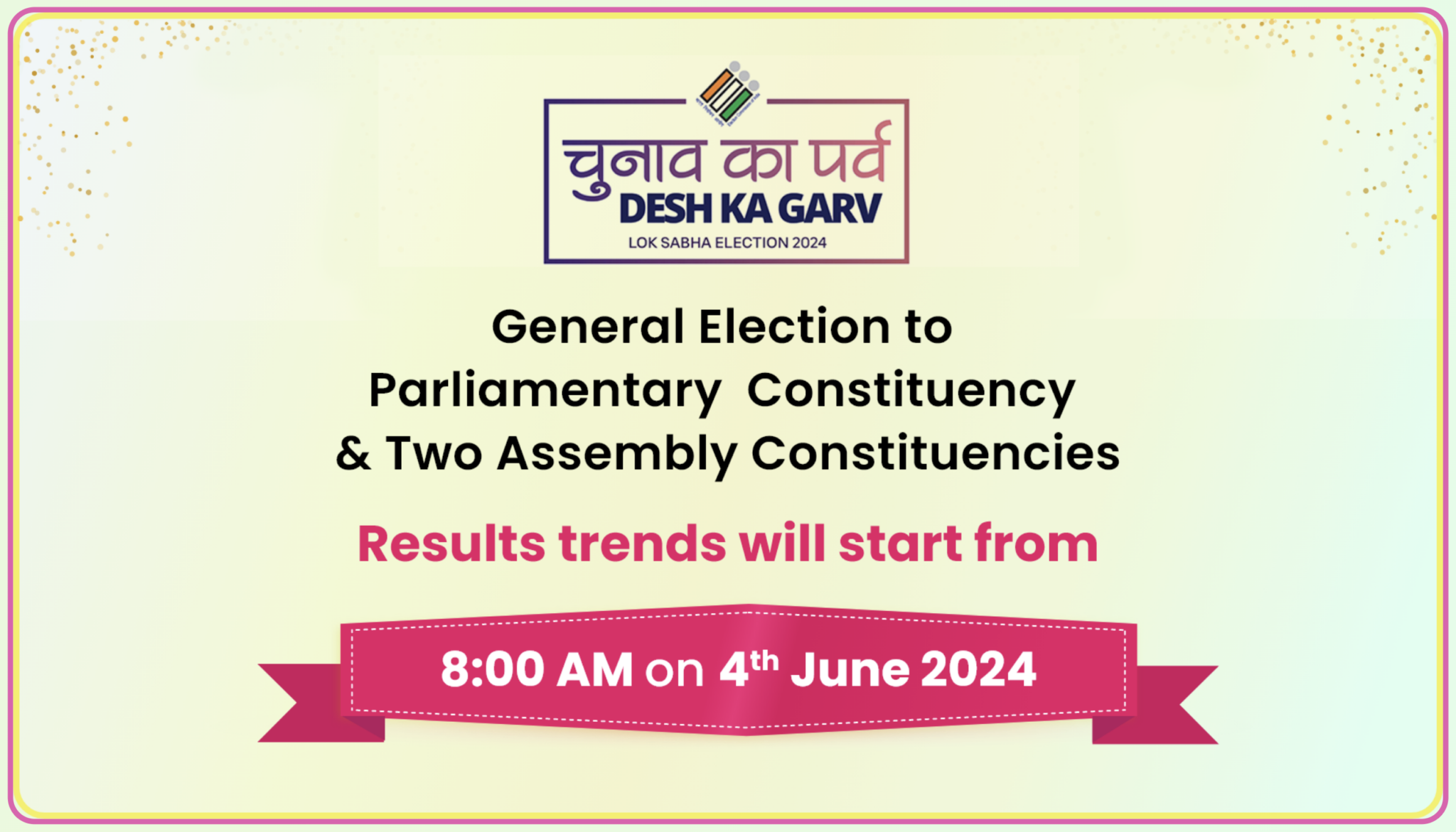 eciresults.nic.in, results.eci.gov.in - Lok Sabha Election Result 2024