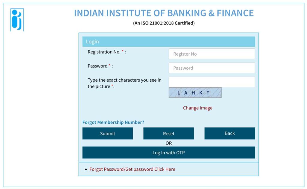 ⁠www.iibf.org.in : jaiib Registration, apply online, Exam Dates 2024
