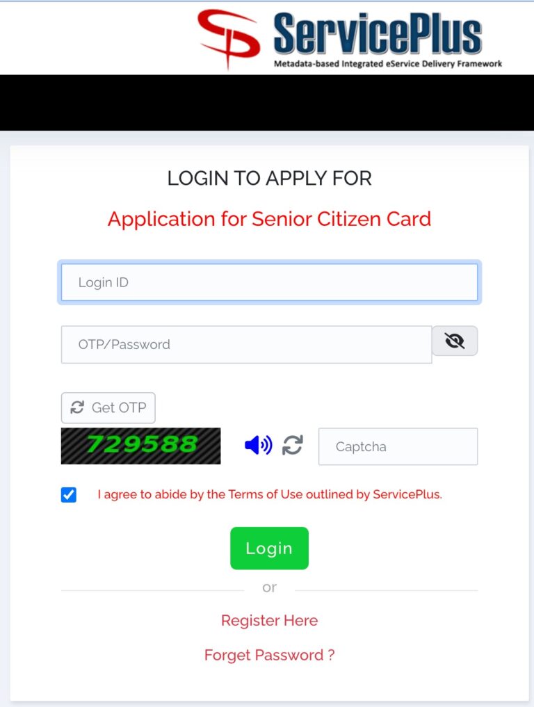 Senior Citizen Card Online Apply : Delhi, Rajasthan, Other States