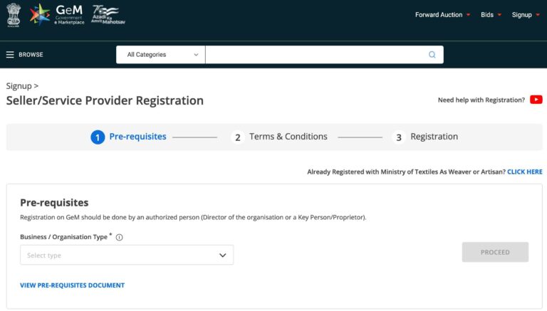 ⁠Gem Registration Portal India : Sso gem.gov.in Tenders 2025