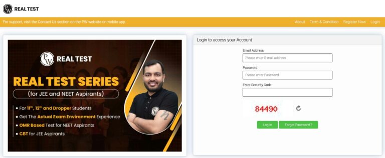 realtest.pw.live Registration Login 2025 : Pw Real Test, Helpline