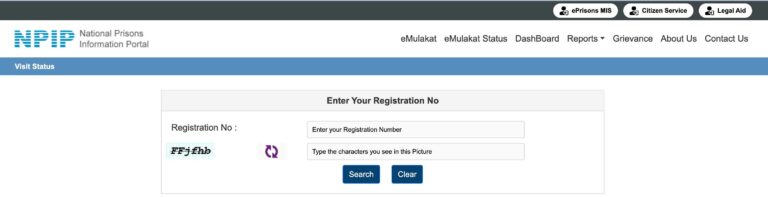 eprisons.nic.in Video Call (Vc) Registration : Npip e Mulakat Portal