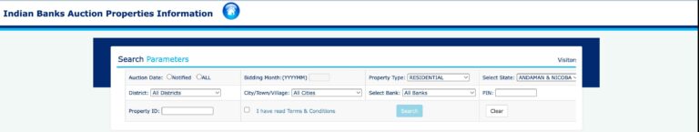 ibapi Registration, Auction List, Property Search 2024