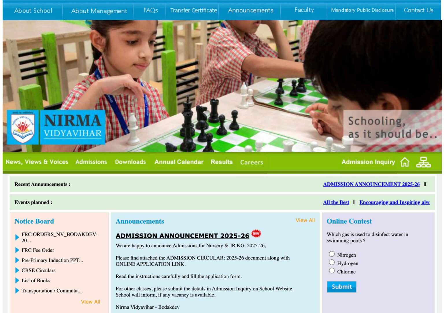 Nirma School Admission 2025-26 : www.nirmavidyavihar.co.in